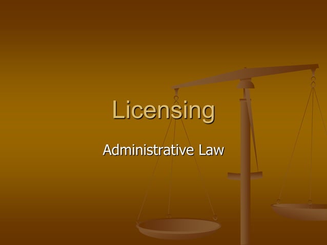 Licensing | PPT