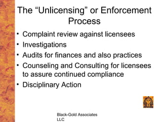 Licensing And Regulation | PPT