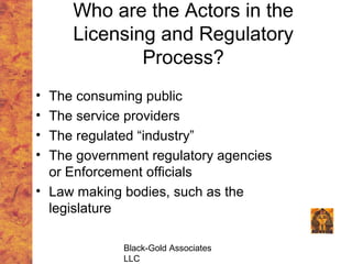 Licensing And Regulation | PPT