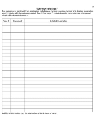 Licensing application | PDF