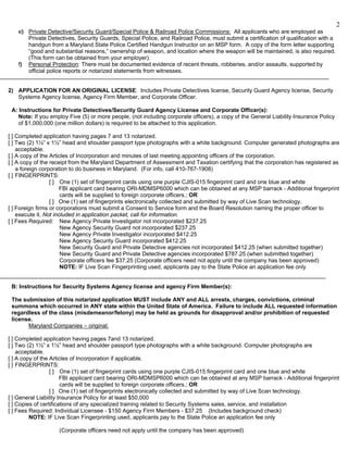 Licensing application | PDF
