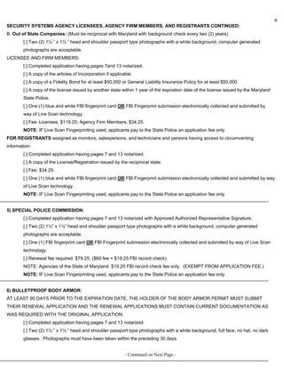 Licensing application | PDF