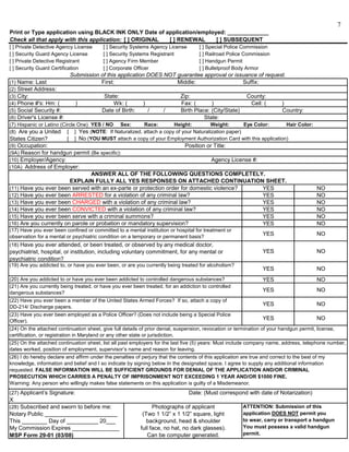 Licensing application | PDF