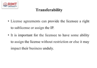 Licensing of Technology in IPR | PPT
