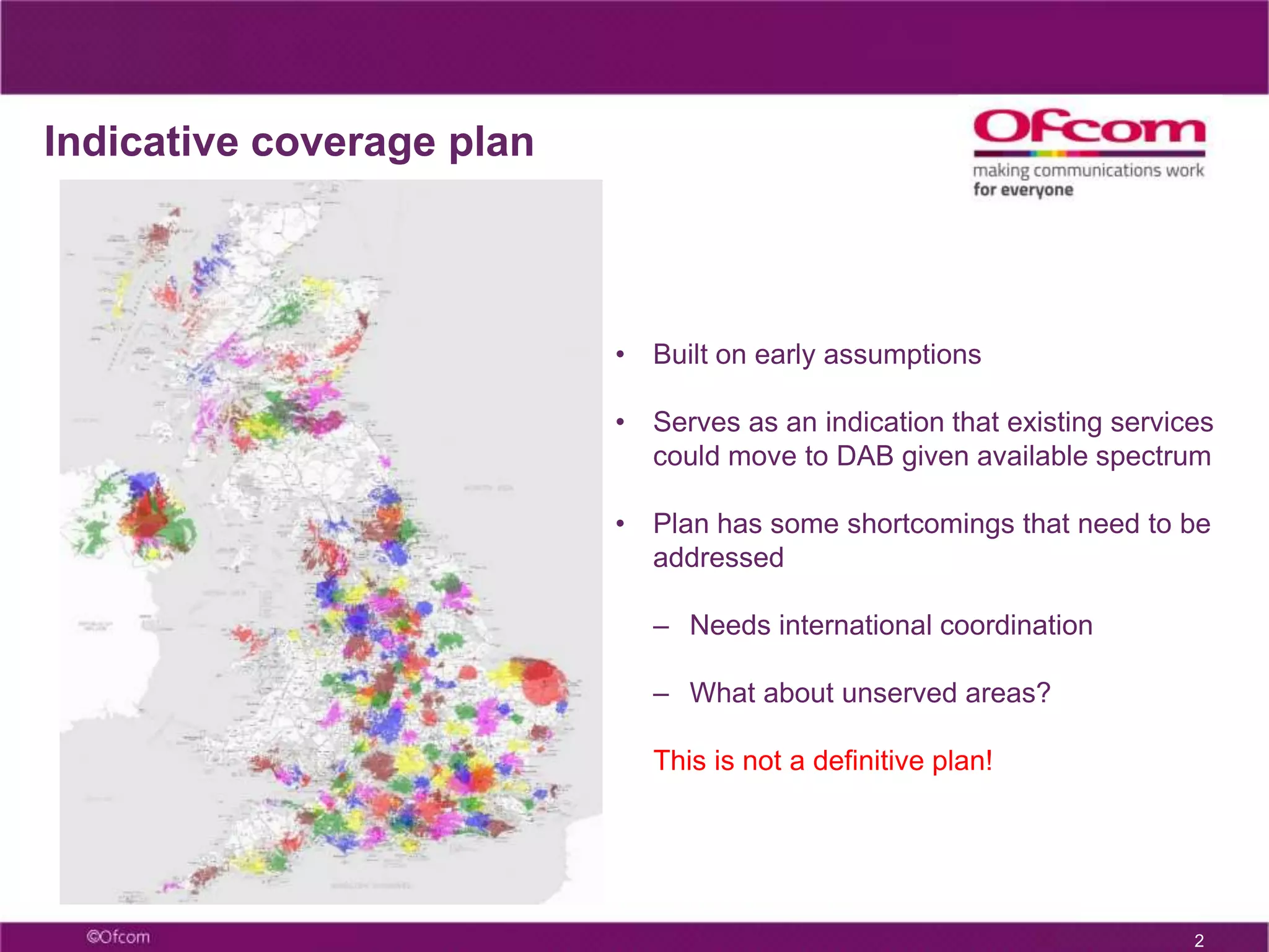 Licensing Small Scale DAB - SSDAB & Community Radio: Past, Present ...