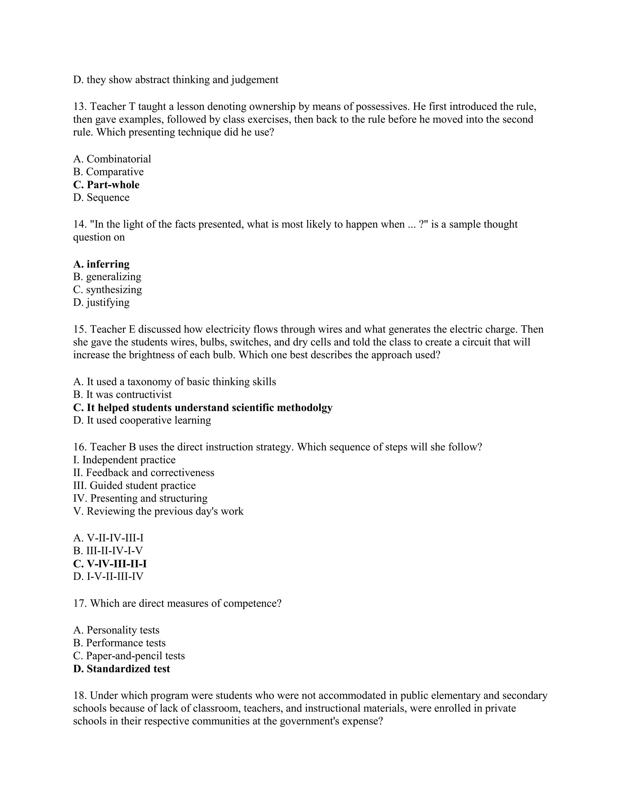 Licensure examination for teachers | DOCX