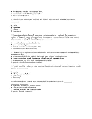 Licensure examination for teachers1 | DOCX