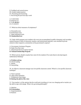 Licensure examination for teachers1 | DOCX