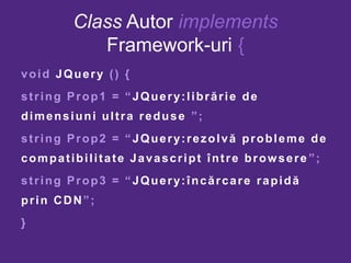 Licenta Framework-uri web | PPT