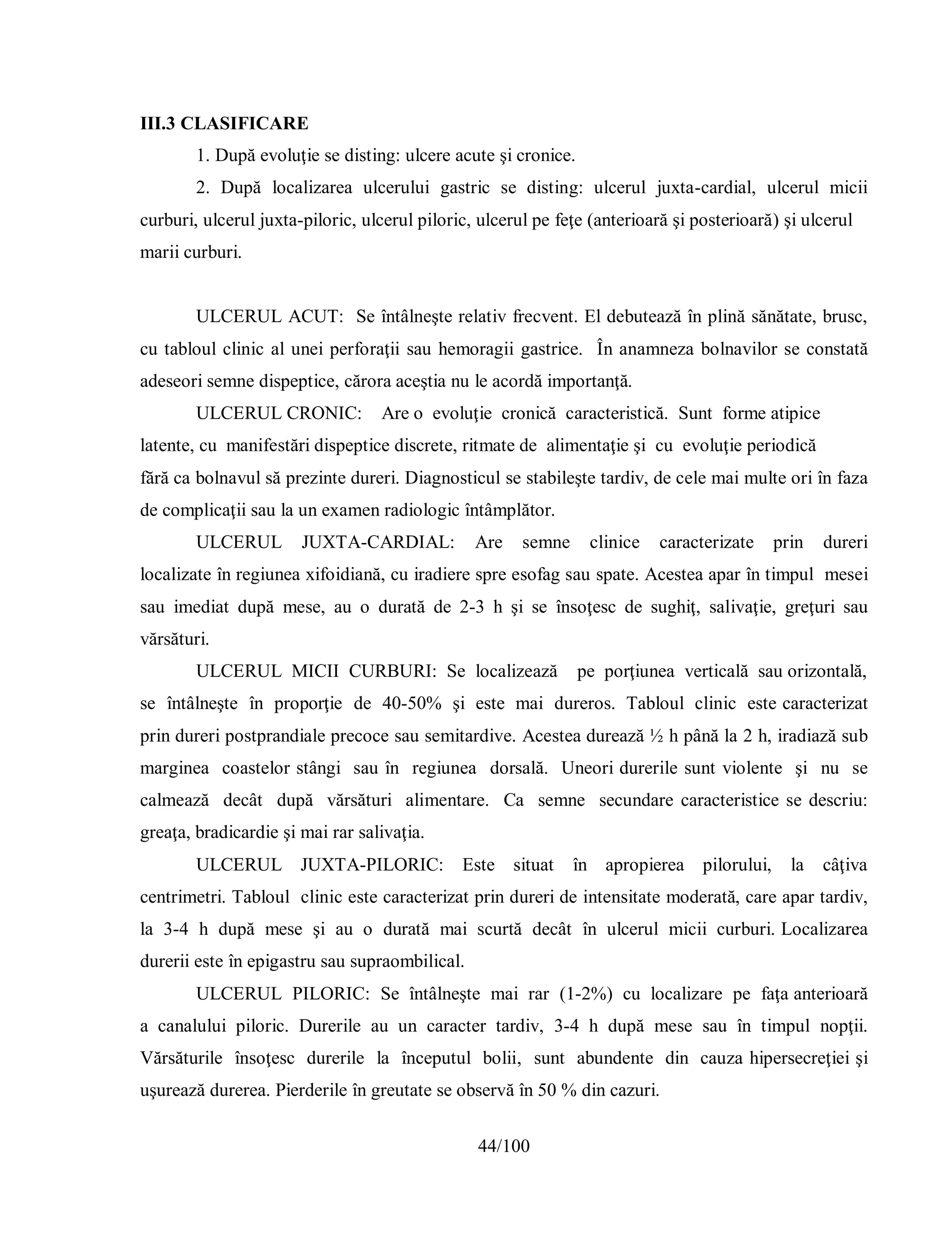 ROLUL ASISTENTULUI MEDICAL ȊN ȊNGRIJIREA PACIENTULUI CU ULCER GASTRO ...