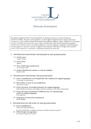 Licentiate diploma | PDF