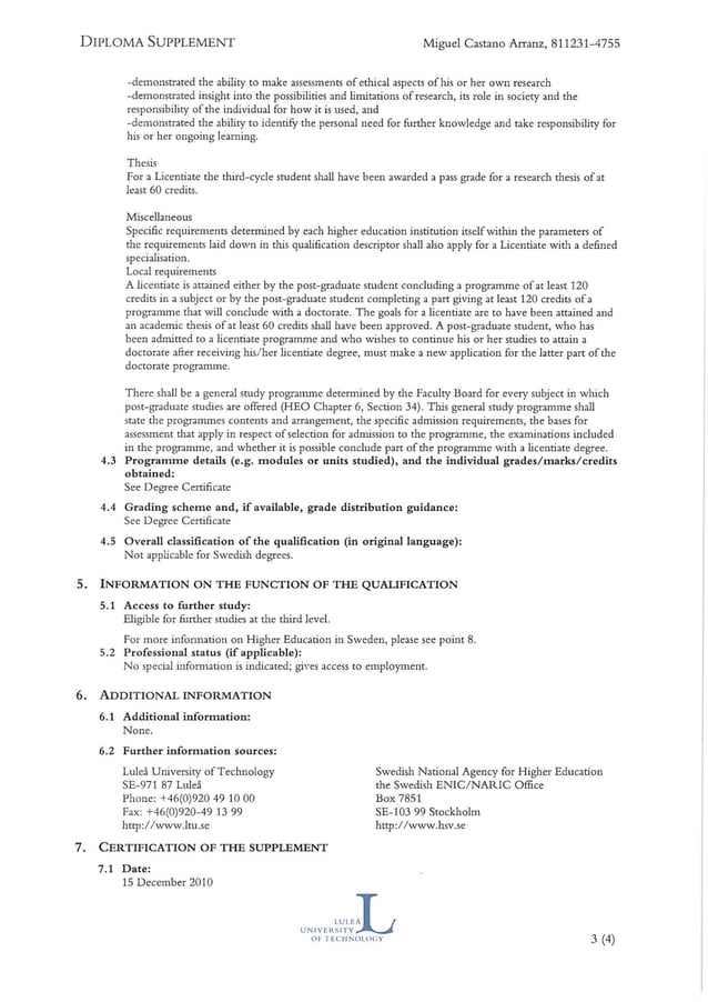 Licentiate diploma | PDF
