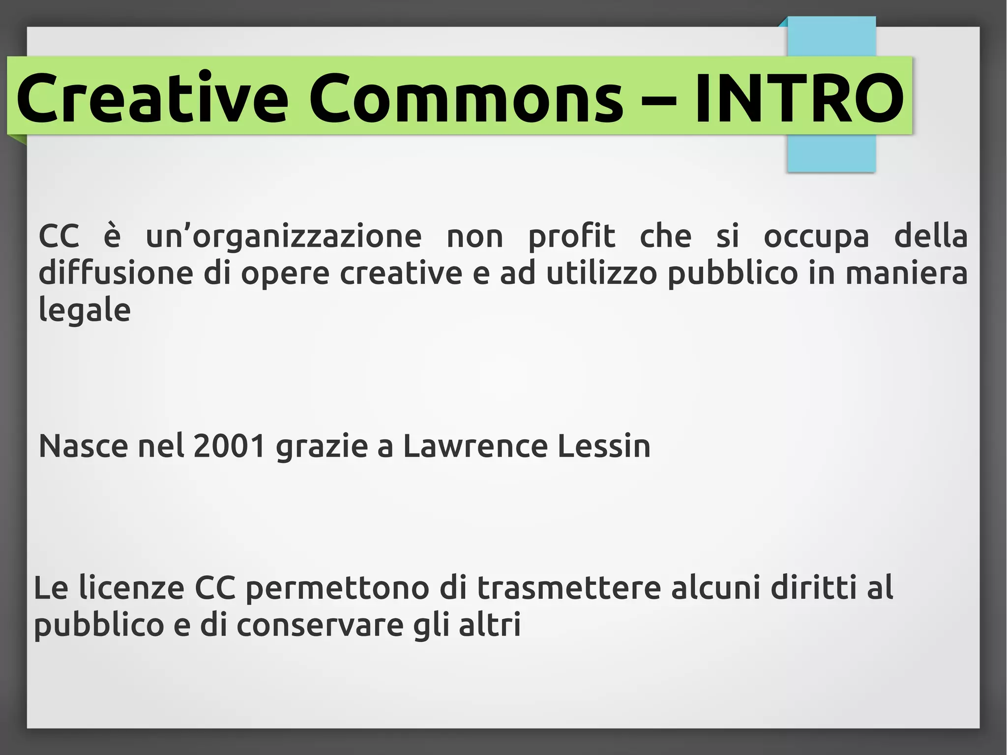 Licenze creative commons | PDF
