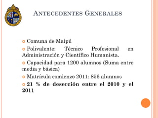 Liceo polivalente josé ignacio zenteno final | PDF