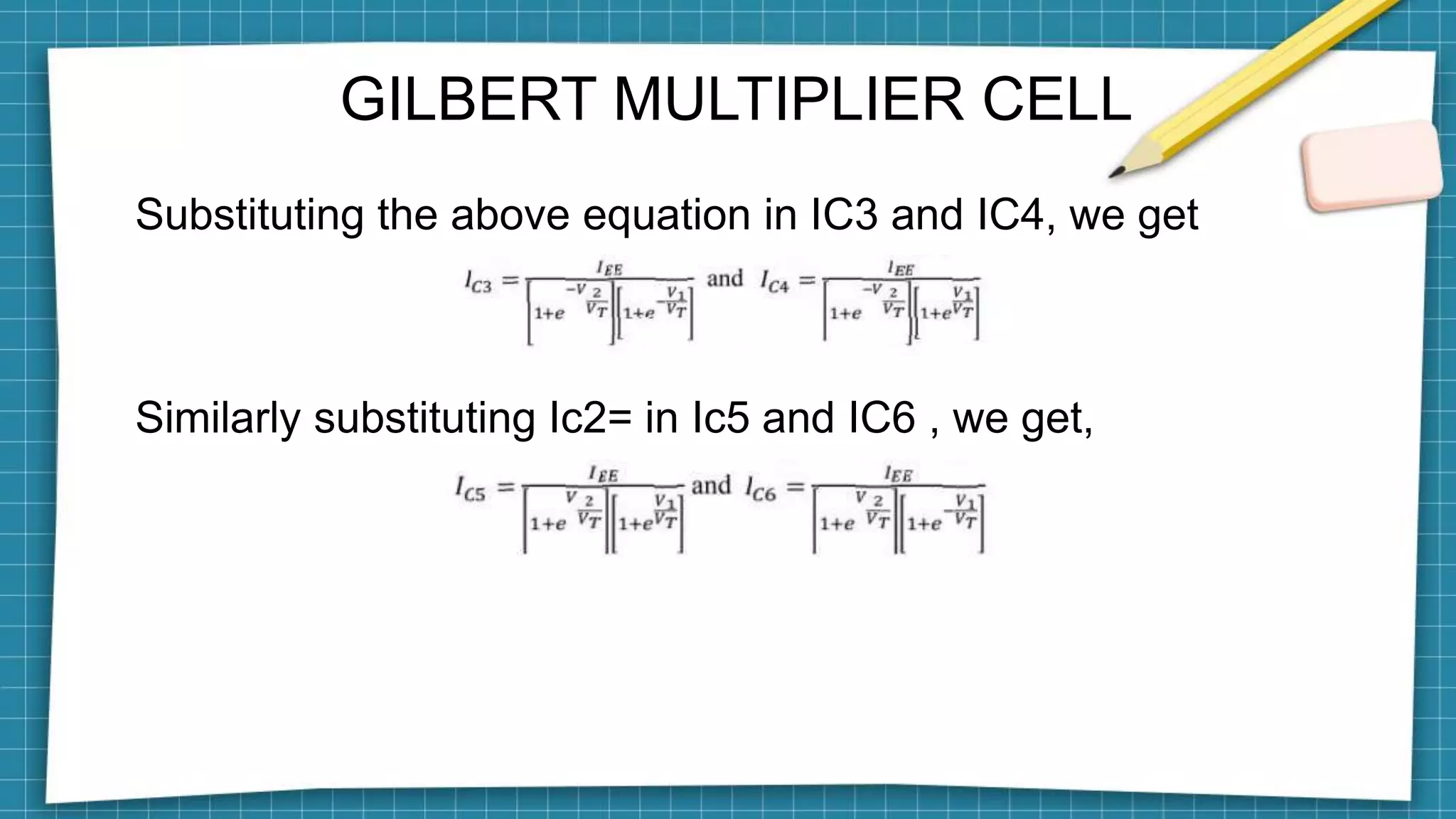 LIC Gowrishankar (Gilbert multiplier cell) (1).pptx