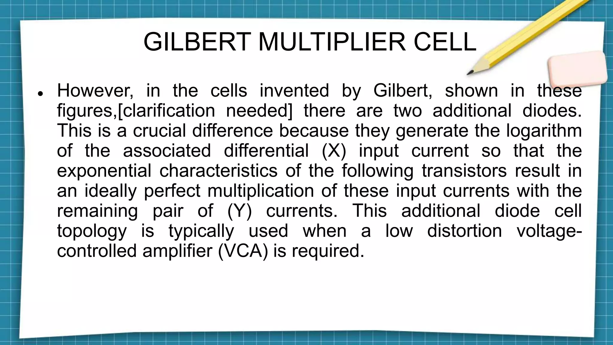 LIC Gowrishankar (Gilbert multiplier cell) (1).pptx