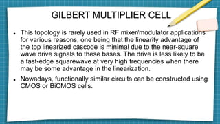 LIC Gowrishankar (Gilbert multiplier cell) (1).pptx