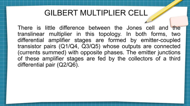 LIC Gowrishankar (Gilbert multiplier cell) (1).pptx