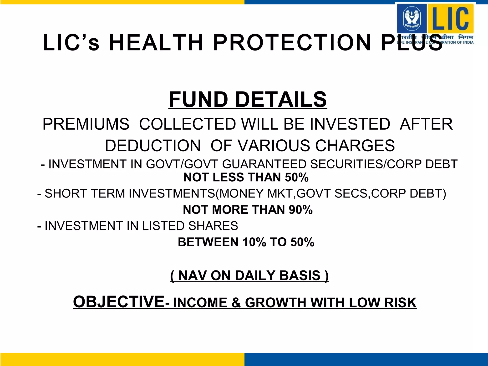 Lic health protection plus 902 | PPT