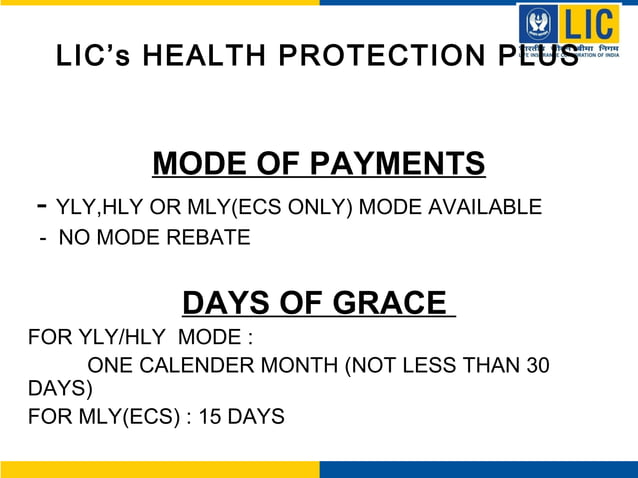 Lic health protection plus 902 | PPT