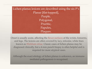 Lichen plannus cured case study | PDF