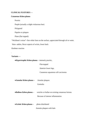 Lichen planus | PDF