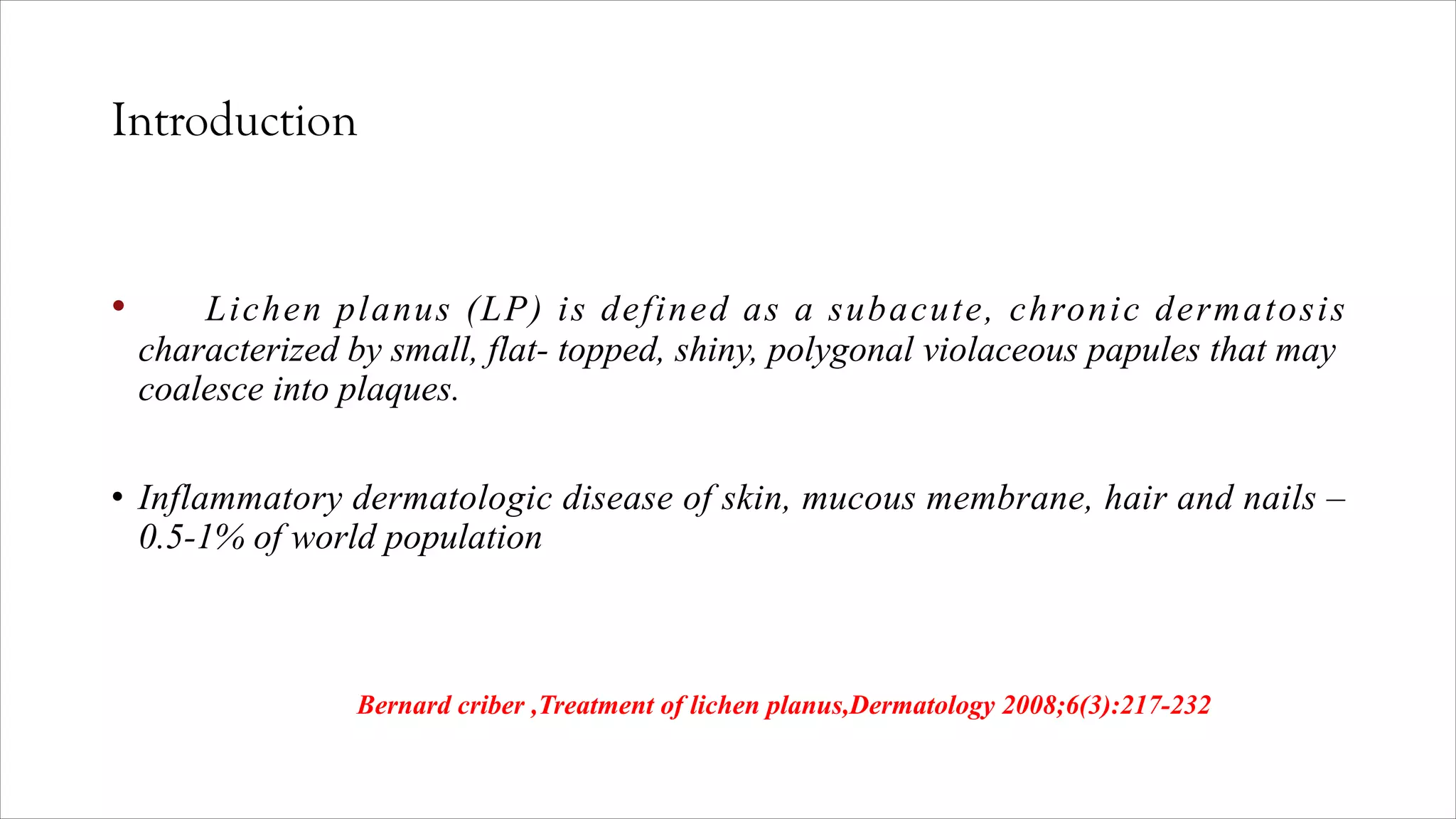 Lichen Planus | PDF