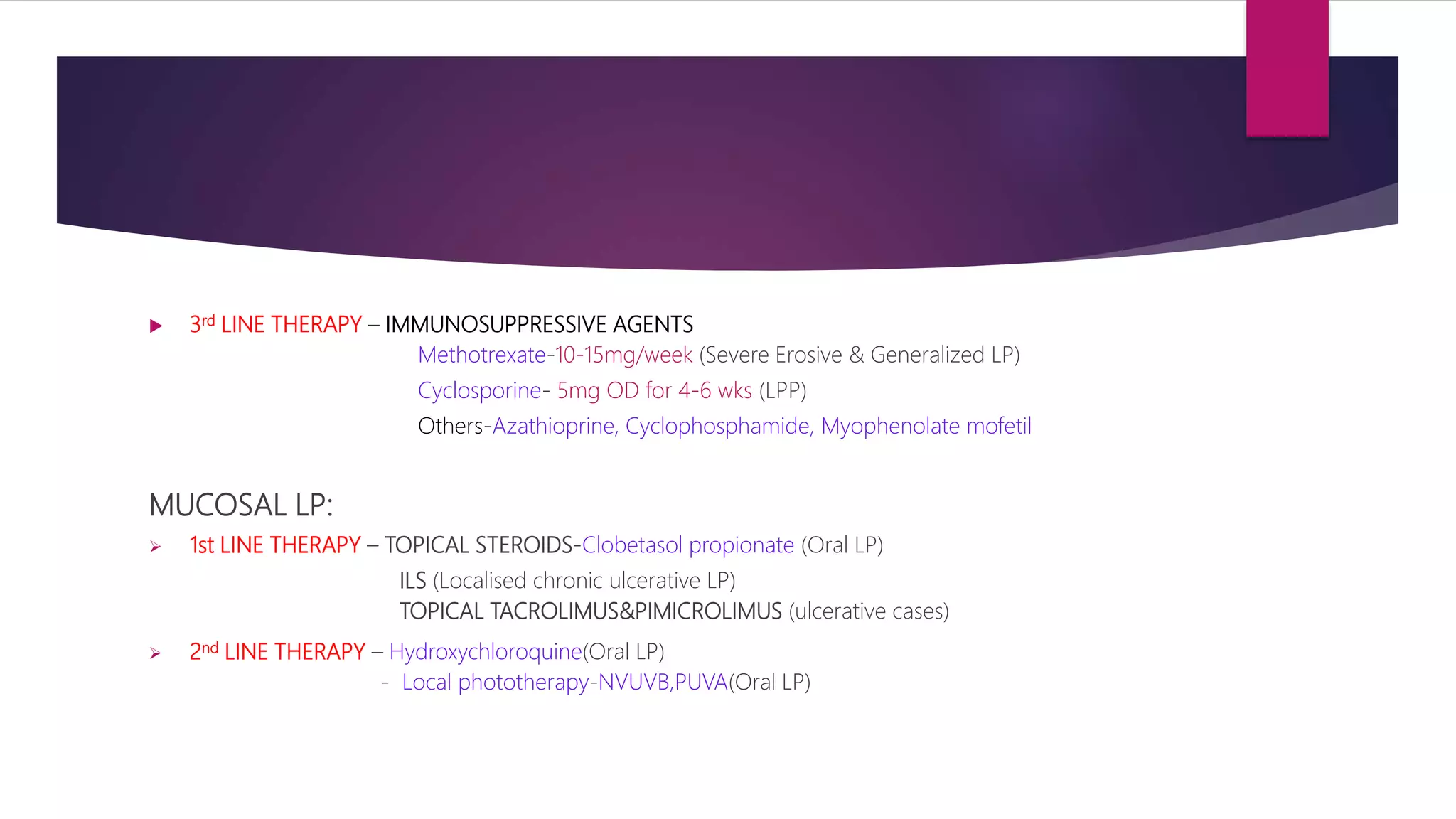 Lichen planus and lichenoid disorders | PPTX