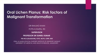 lichen planus by dr Ranjho khan.pptx Case presentation | PPTX