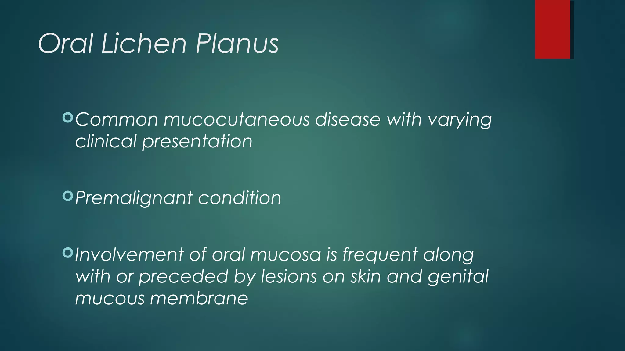 Oral Lichen Planus | PPT