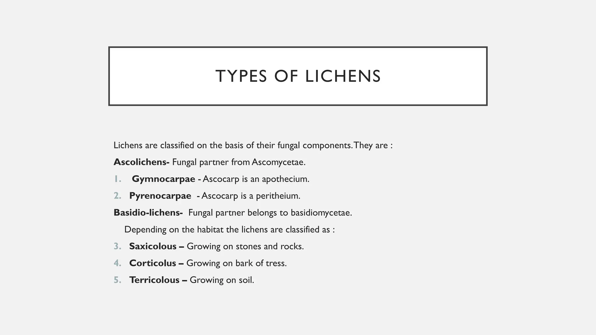 Study of lichens of Pakistan their visuals and appearance | PPT