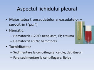 Lichid pleural | PPTX