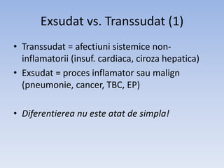 Lichid pleural | PPTX