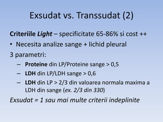 Lichid pleural | PPTX