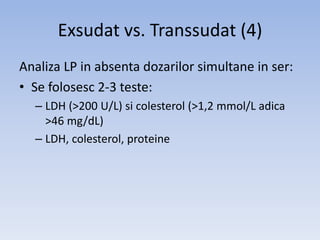 Lichid pleural | PPTX