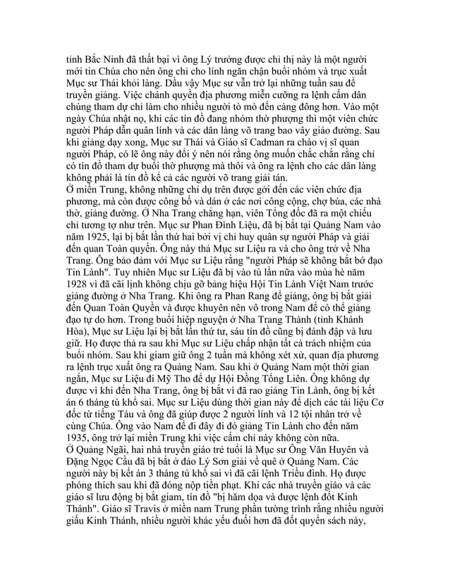 Lich su co doc giao viet nam | PDF