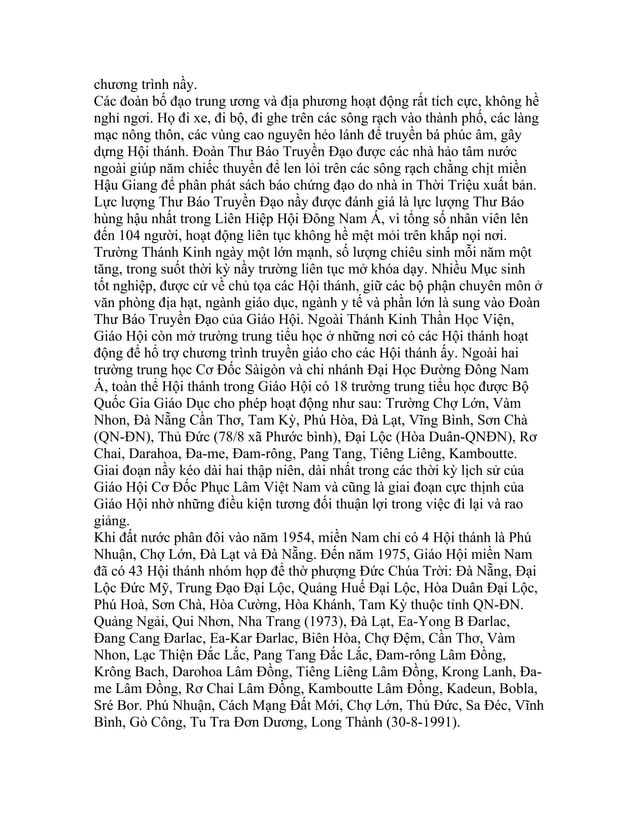 Lich su co doc giao viet nam | PDF