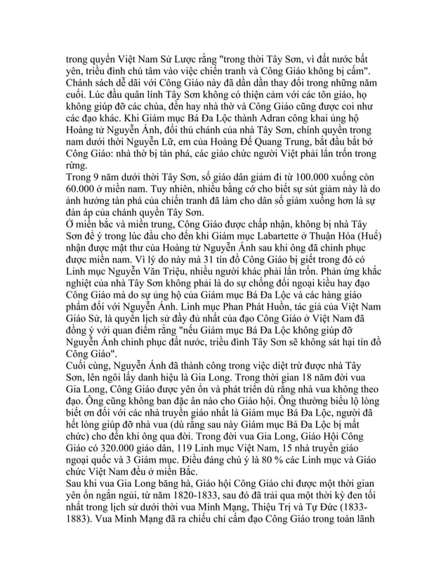 Lich su co doc giao viet nam | PDF