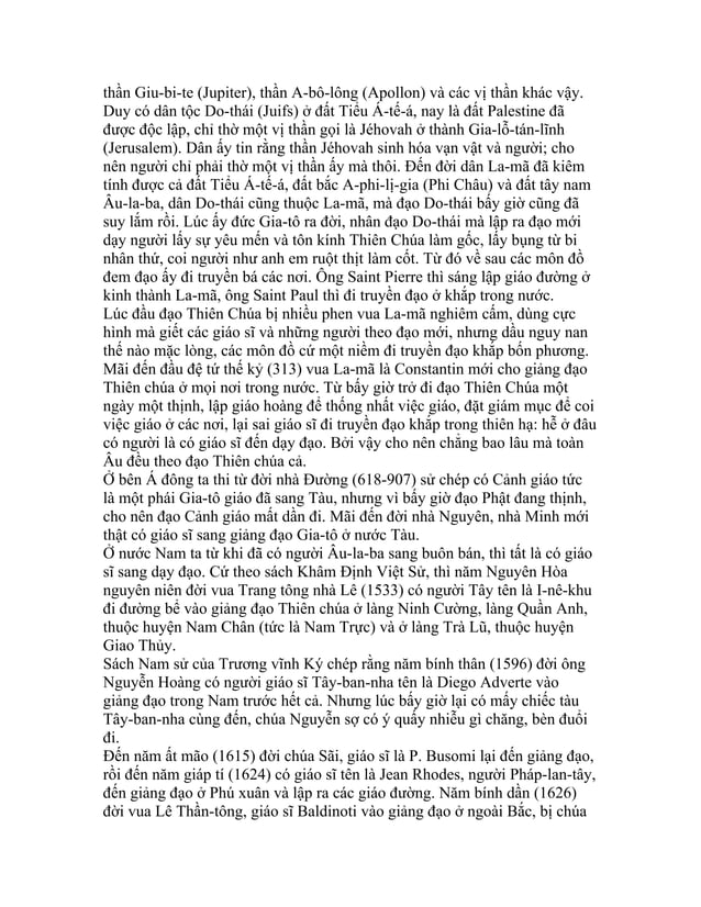 Lich su co doc giao viet nam | PDF