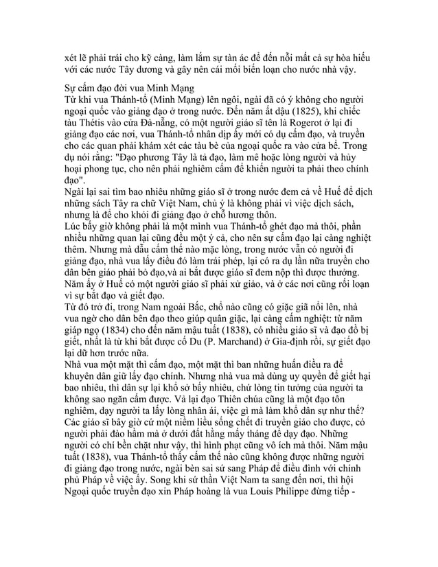 Lich su co doc giao viet nam | PDF