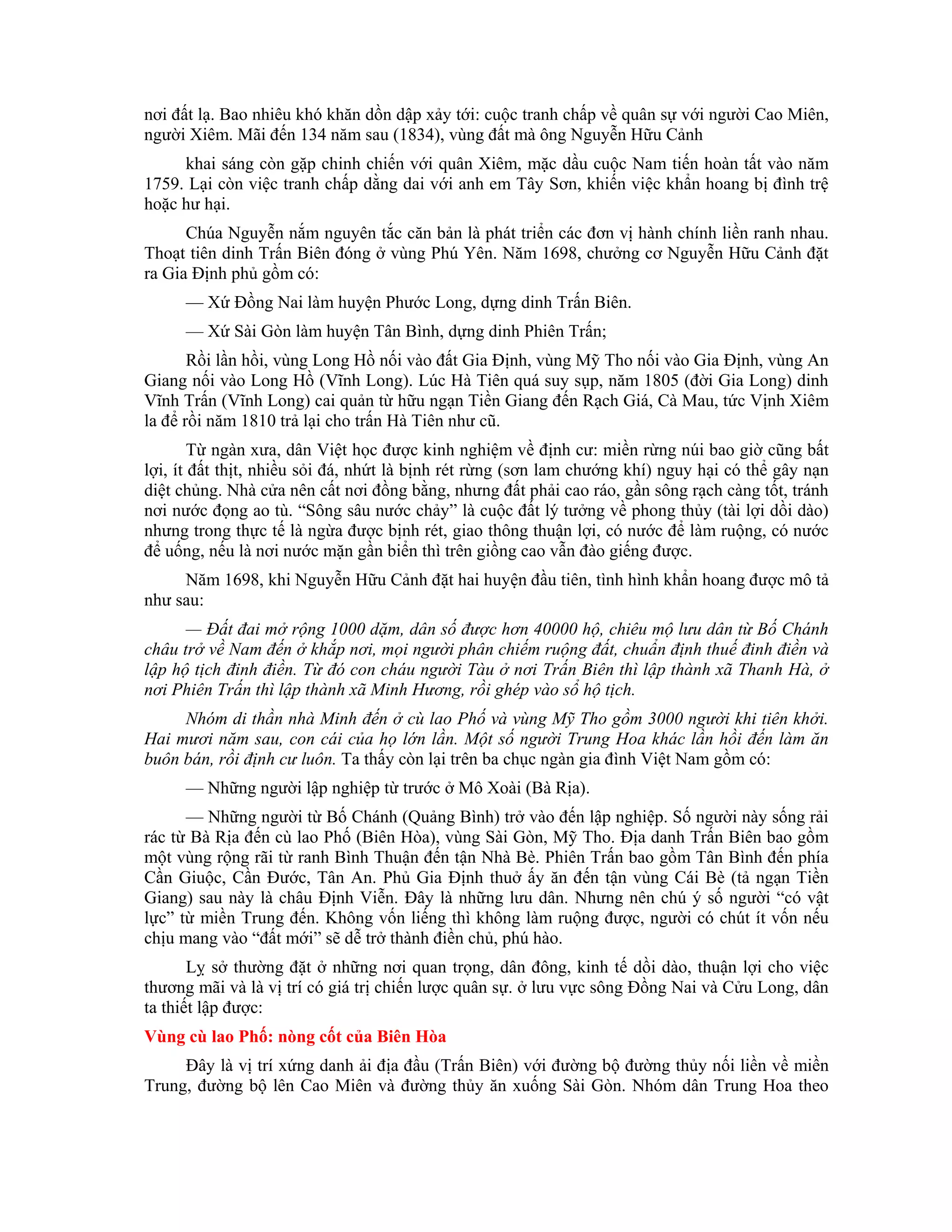 Lich su khan hoang mien nam (son nam) | PDF