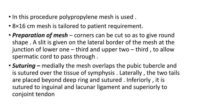 Lichtenstein hernioplasty surgery ppt.pptx