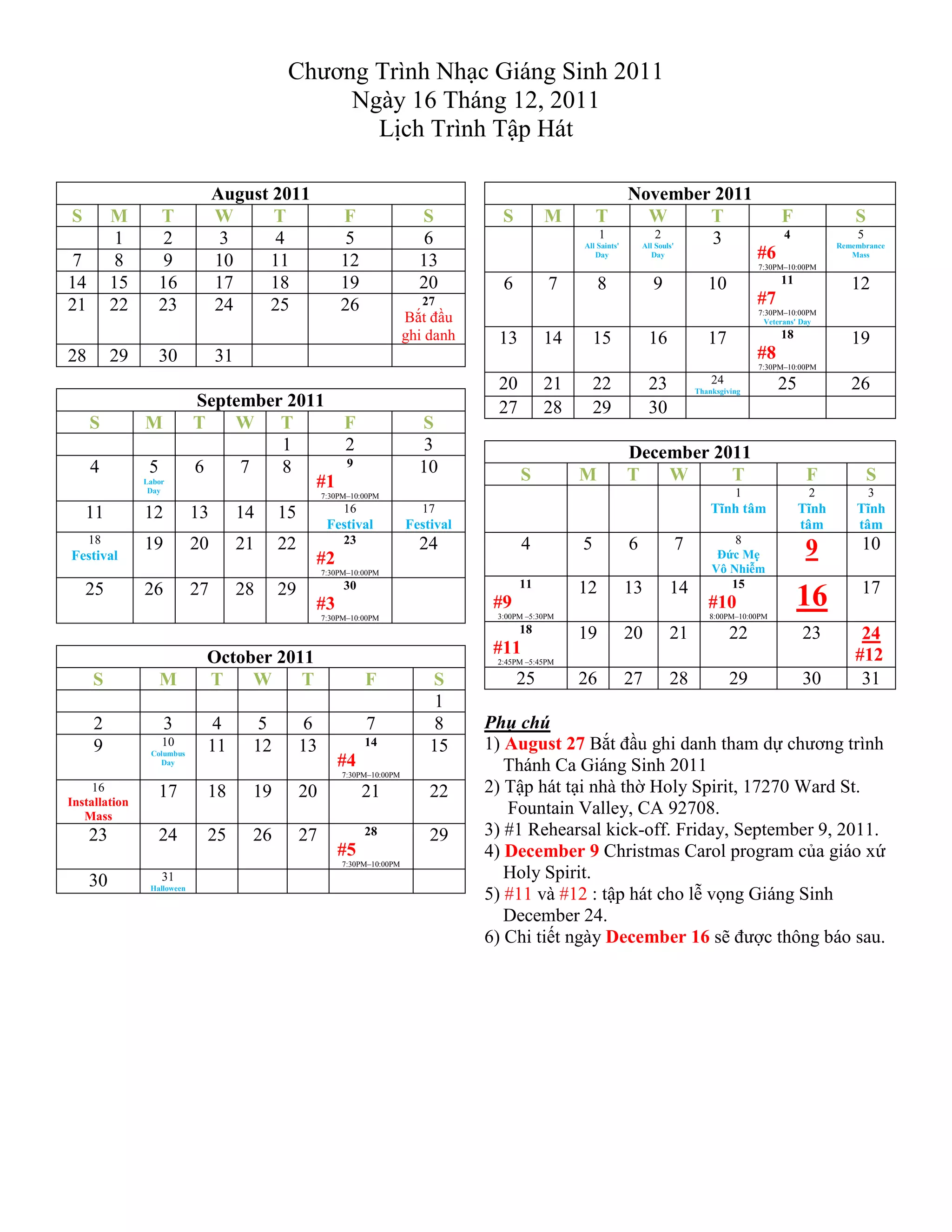 Lich trinhtaphat final | PDF