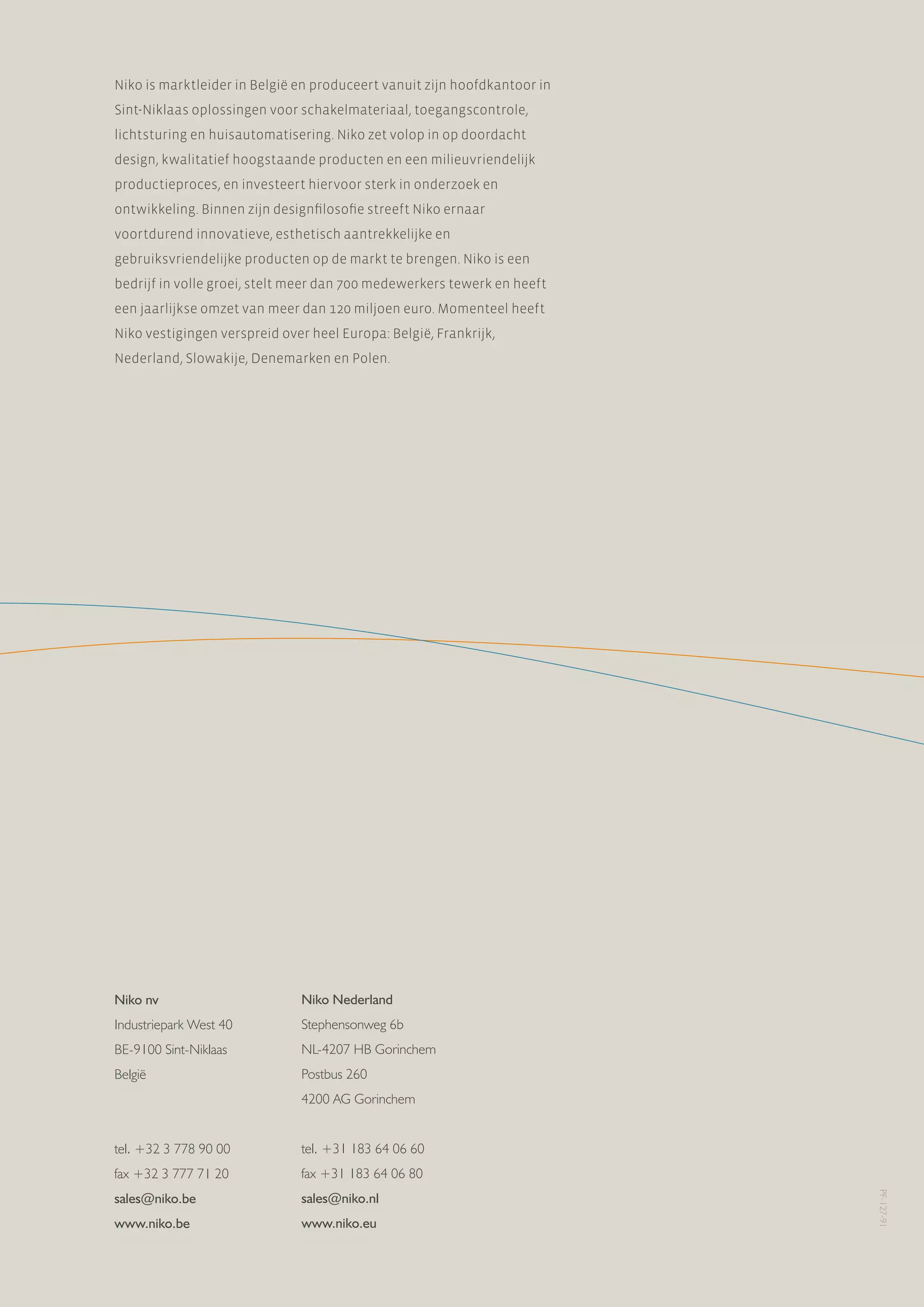 Niko NV - Lichtsturing | PDF
