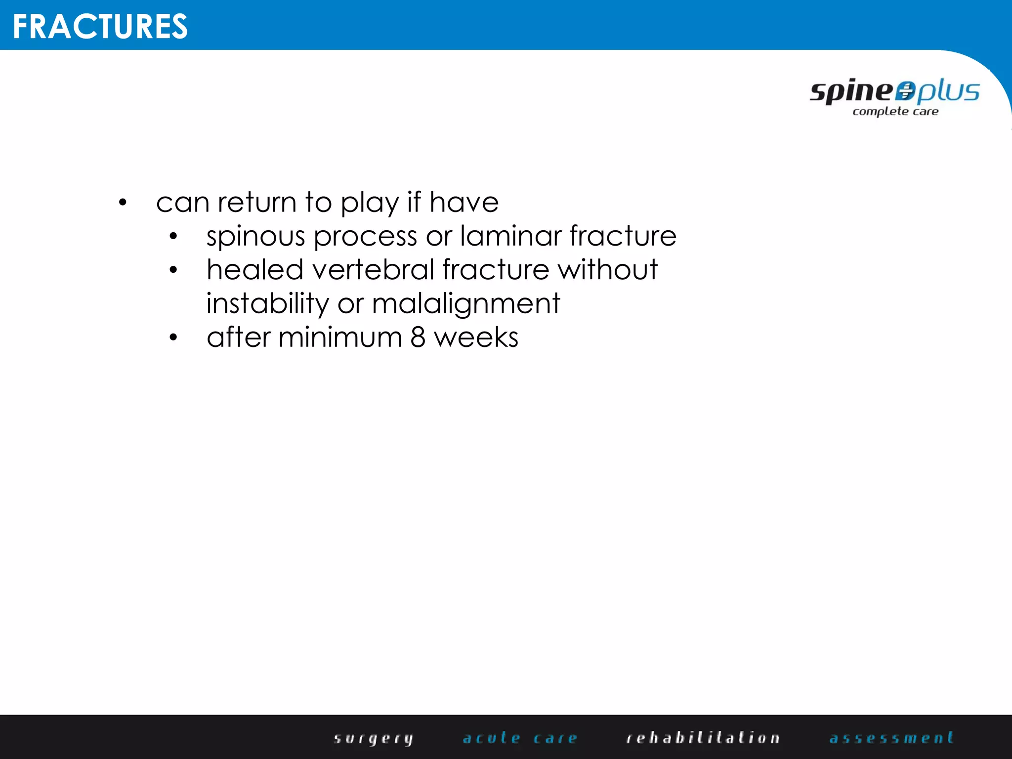 Guidelines for return to sport after cervical trauma | PDF