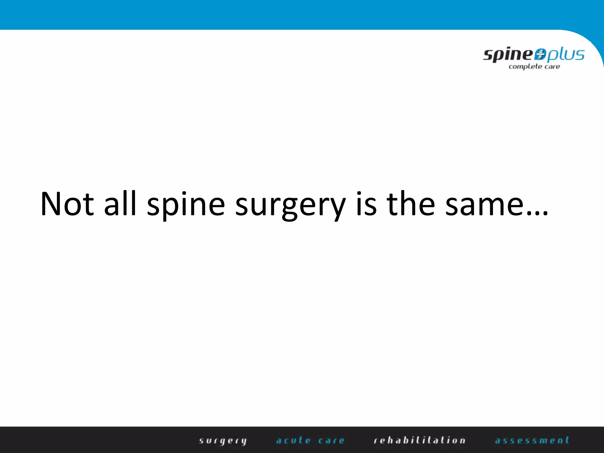 Surgery for low back pain | PPT