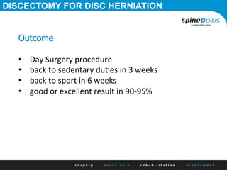 Surgery for low back pain | PPT