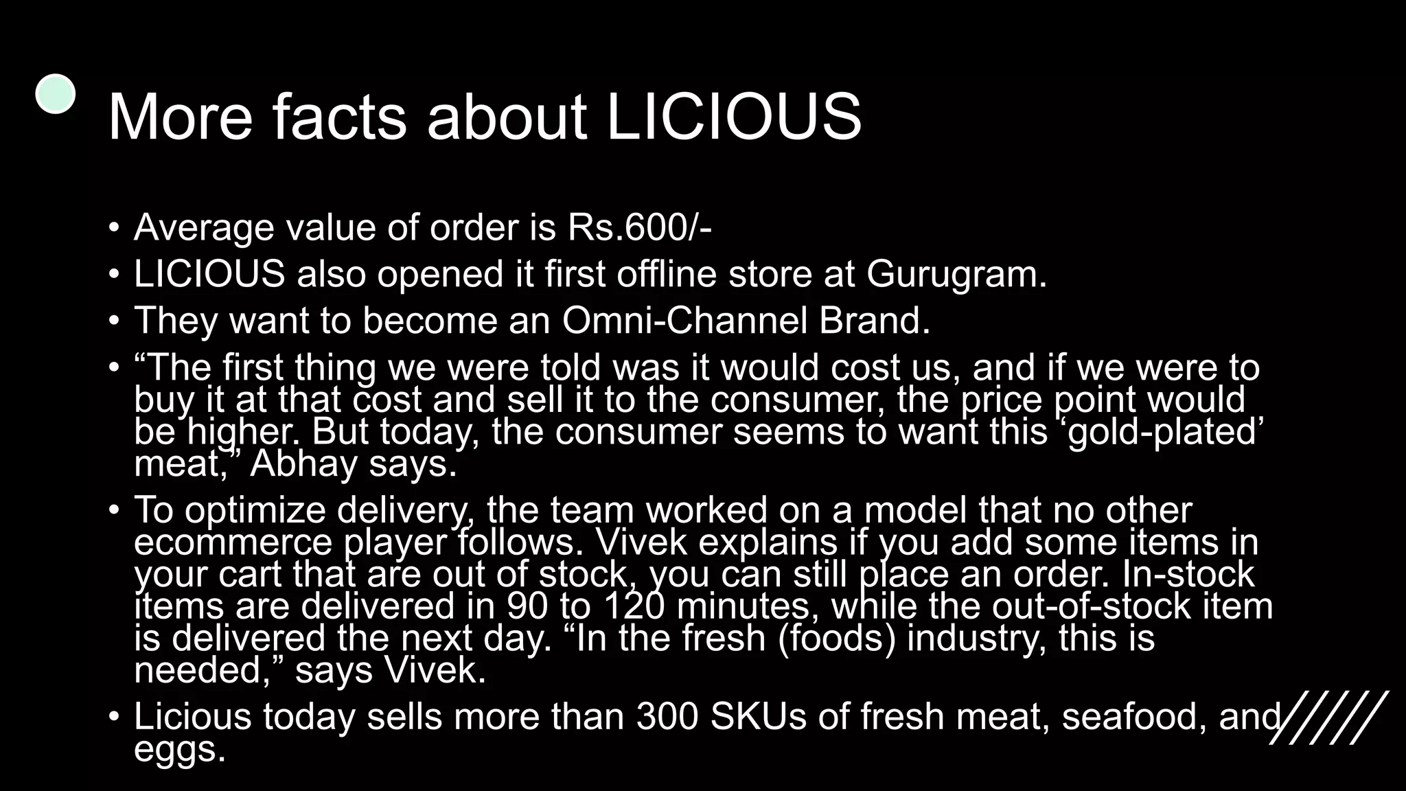 Licious | PPTX