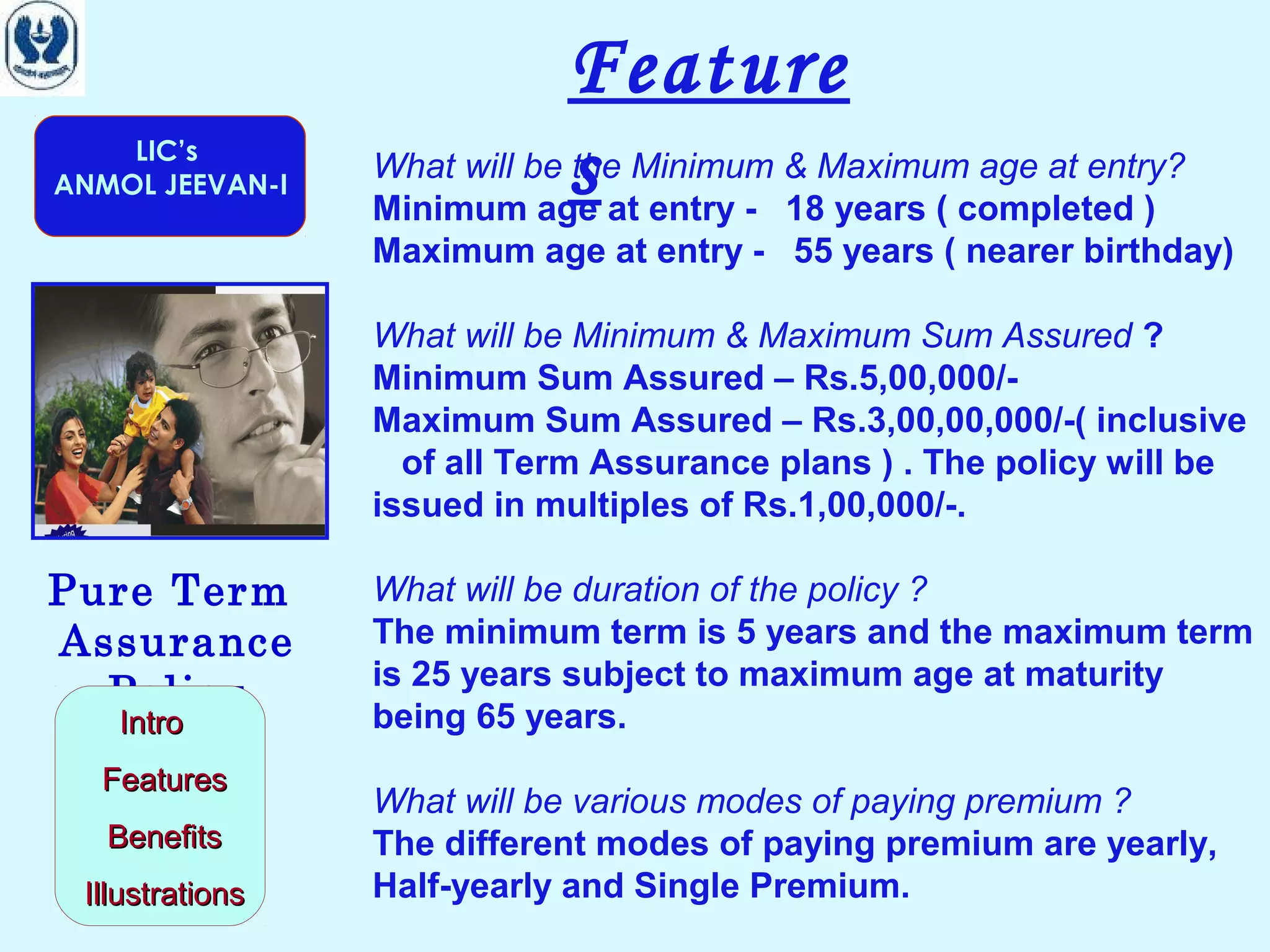 Lic jeevan anmol i 164 | PPS