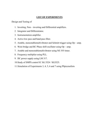 Lic lab manual 1 | DOCX